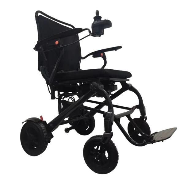 Quality Electromagnetic Braking Carbon Fiber Electric Wheelchair for Elderly and Disabled for sale