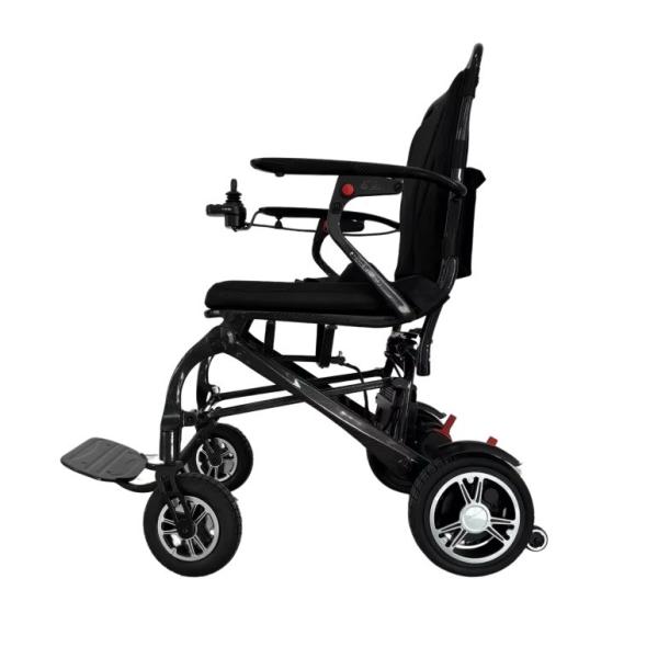 Quality Electric Wheelchair with All Carbon Fiber Frame T700 and Electromagnetic Braking for sale