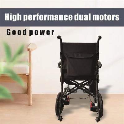 Cina Sedile a rotelle elettrico pieghevole automatico con telaio in fibra di carbonio 910mm*610mm*875mm in vendita