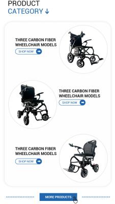 Cina Sedile a rotelle elettrico pieghevole automatico con telaio in fibra di carbonio 910mm*610mm*875mm in vendita