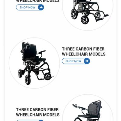 Cina Poltrone elettrico a rotelle T700 con telaio completo in fibra di carbonio con peso di 17 kg per disabili in vendita