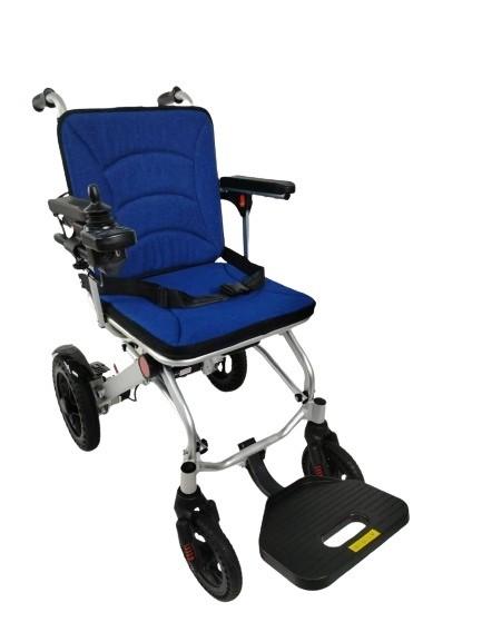 Quality Lightweight Aluminum Wheelchair for Disabled and Elderly Travel W420*D400mm Seat for sale