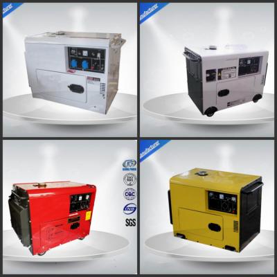 China 6.0-6.5 kw / kva Single Phase Generator Set 4 Stroke Silent Genset For Home for sale