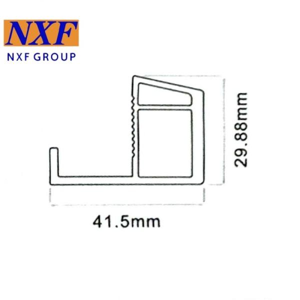 Quality Grade 6000 Series Aluminum Alloy NXF Intelligent Housing Profiles for Cabinets for sale