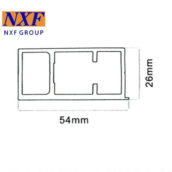 Quality Grade 6000 Series Aluminum Alloy NXF Intelligent Housing Profiles for Cabinets for sale
