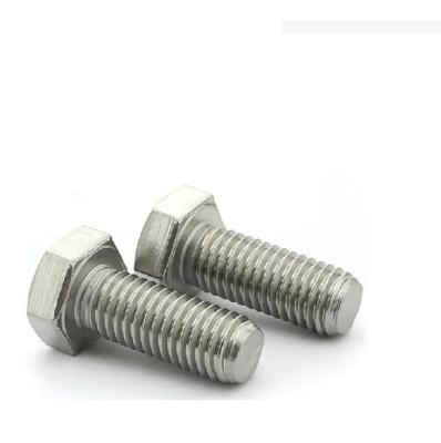 Quality 2507 Grade M6 M8 M16 Hex Head Bolts Duplex Stainless Steel DIN933 ANSI Standard for sale