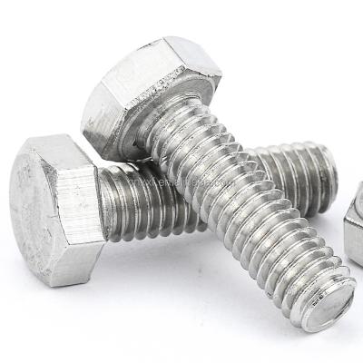 Quality 2507 Grade M6 M8 M16 Hex Head Bolts Duplex Stainless Steel DIN933 ANSI Standard for sale