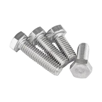 Quality 2507 Grade M6 M8 M16 Hex Head Bolts Duplex Stainless Steel DIN933 ANSI Standard for sale