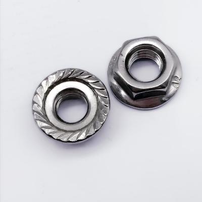 China NXF ASTM DIN JIS A240 316Ti/0Cr18Ni12Mo2Ti M3-M16 Cerrojos de fijación tuercas SS316l tuercas de bloqueo de brida hexagonales en venta