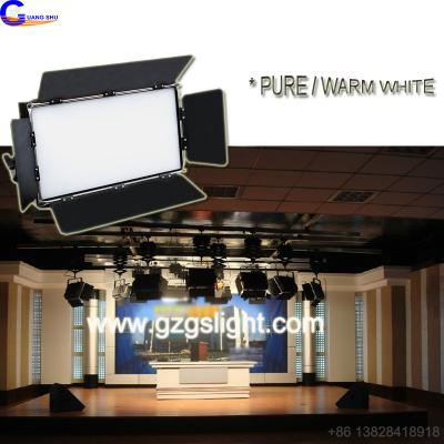 China Professional 3200k/6500k TV Studio DMX LED Panel Light with Pure/Warm White for sale