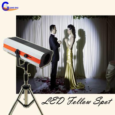China Professional Wedding 300W High Brightness Stage LED Follow Spot Light with Color-Changed for sale