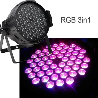 China DMX 54pcs*3W LED Par Cans Stage Lighting Disco Light with auto and sound activation for sale