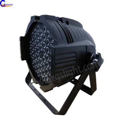 China Indoor Aluminium DMX 54PCS*3W RGBA LED Par Can Light with music activation for sale