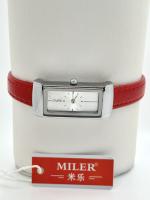 China Leather Strap Quartz Watch for Personalized Engraving for sale