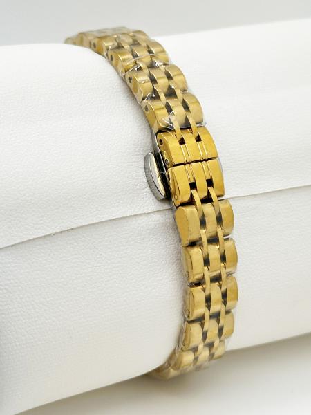 Quality Casual Men Golden Color Wrist Watch Stainless Steel Quartz Wristwatch for sale