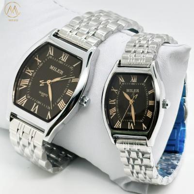 China Hoogwaardige fabriek OEM voorraad luxe legering paar set polshorloge for sale