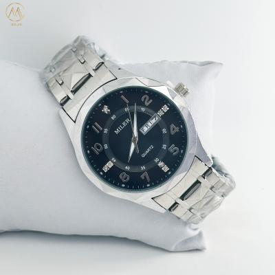 China ML 1003 Original Quartz Movement Men's Montre Diamond Dial Daily Waterproof Wristwatch Dual Calendar Function Watches for sale