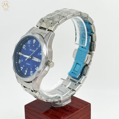 China ML 1003 Original Quartz Movement Men's Montre Diamond Dial Daily Waterproof Wristwatch Dual Calendar Function Watches for sale