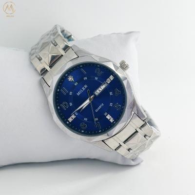 China ML 1003 Original Quartz Movement Men's Montre Diamond Dial Daily Waterproof Wristwatch Dual Calendar Function Watches for sale