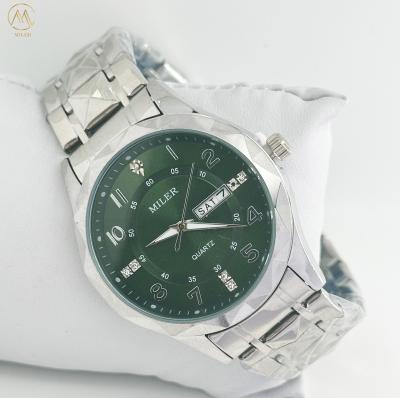 China ML 1003 Original Quartz Movement Men's Montre Diamond Dial Daily Waterproof Wristwatch Dual Calendar Function Watches for sale