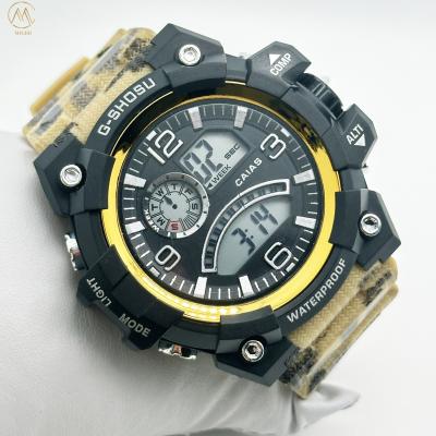 China Quartz Silicon Band Watch 30m Waterdicht Stijlvol polshorloge met digitaal display for sale