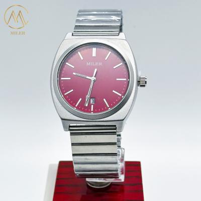 Cina Moda Dopamina Calendario Orologio da polso di lusso in acciaio inox per uomini e donne in vendita