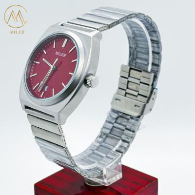 Cina Moda Dopamina Calendario Orologio da polso di lusso in acciaio inox per uomini e donne in vendita