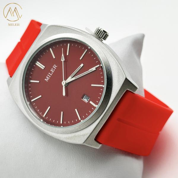 Quality China Factory Outlet Bright Color Sporty Silicone Strap Watch With Buckle Clasp for sale