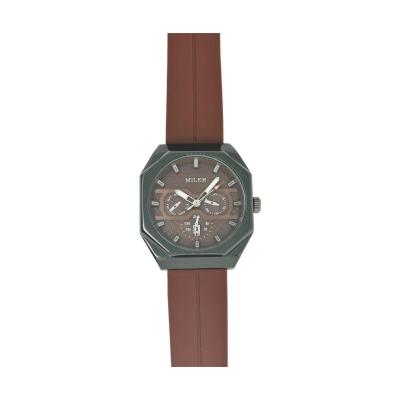 China Silicone Band Silicon Strap Watch Black / Red / Yellow / Gray With Buckle Clasp for sale