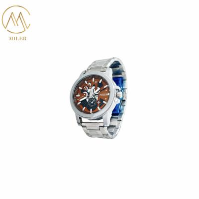 Cina Orologio da polso maschile impermeabile in bianco e nero con opzione di 6 colori in vendita
