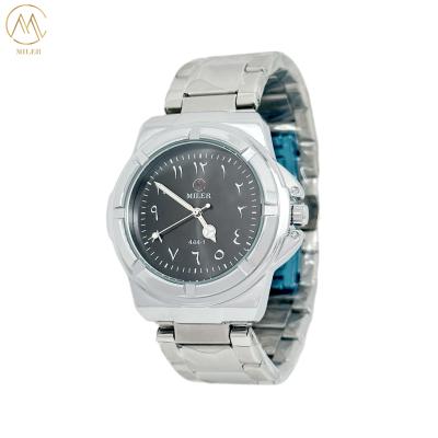 China Silver Bezel Color Modern Stylish Quartz Wrist Watch with Sleek Design and Quartz Movement for sale