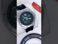 Minimalist Sport Silicone Wrist Watch Water Resistant Stainless Steel Case
