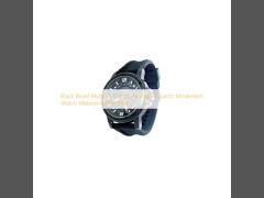 Black Bezel Multiple Colors Available Quartz Movement Watch Waterproof for Men