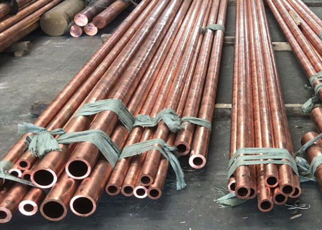 Seamless / Welded Copper Tube T2 Copper Pipe Air Conditioning And Condenser Copper Pipe Tube