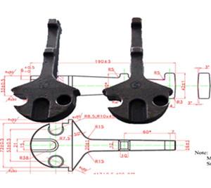 Rail shoulder used on railway concrete sleeper