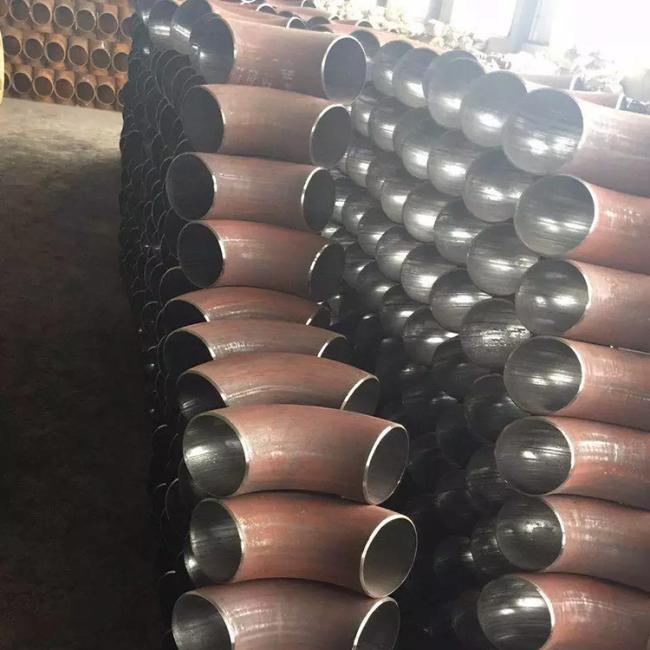 Seamless Steel Pipe Butted Welding Pipe Fittings 90 Degree Elbow Cold Rolled
