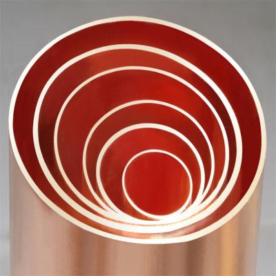 China Astm C12200 Copper Pipe Tube 25mm Diameter 5 Inch For Refrigeration Industry for sale