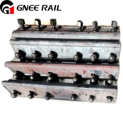 China Customized UIC54 Rail Fishplate 4 Holes for Rail Fastening System Application for sale