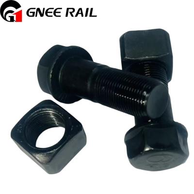 China High Performance Button Head Oval Neck Fish Bolts For Rail Fasteners System for sale
