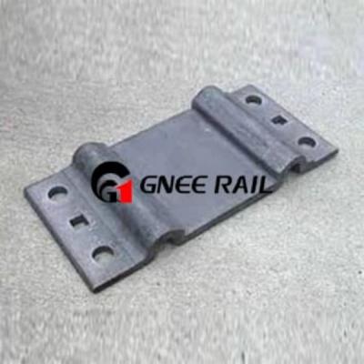 China High Performance Rail Fasteners Hook Twin Tie Plate For Frog And Guard Rail for sale