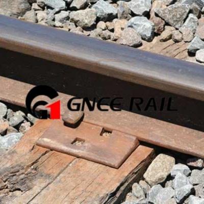 China High Performance Rail Fasteners Hook Twin Tie Plate For Frog And Guard Rail for sale
