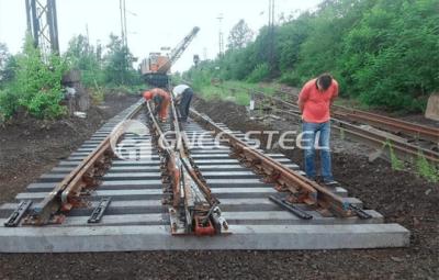 China Customizable High Strength Railway Crossing Sleepers For Railway Tracks for sale
