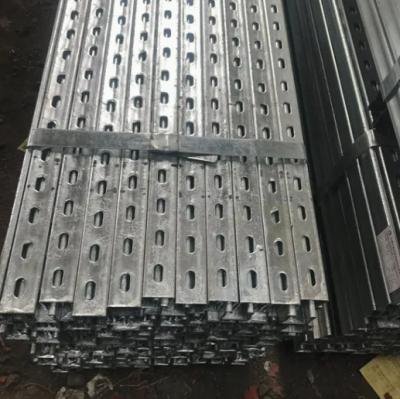 China Hot-Dip Galvanized U-Channel Beam for Solar Support with 60m/s Wind Load and 1.4kn/m2 Snow Load for sale