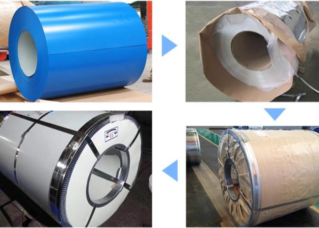 Prepainted Gi Steel Coil Ppgi Ppgl Color Coated Galvanized Corrugated Metal Roofing Sheet In Coil