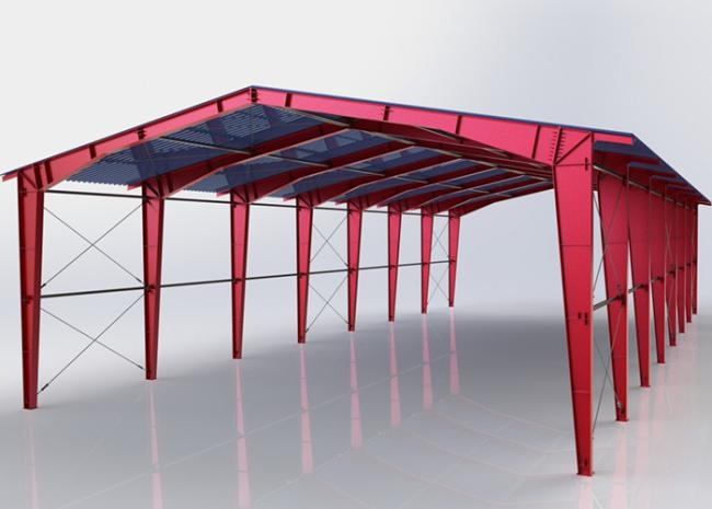 Prefabricated Steel Frame Steel Structure Warehouse Workshop Factory Use Steel Structure Building