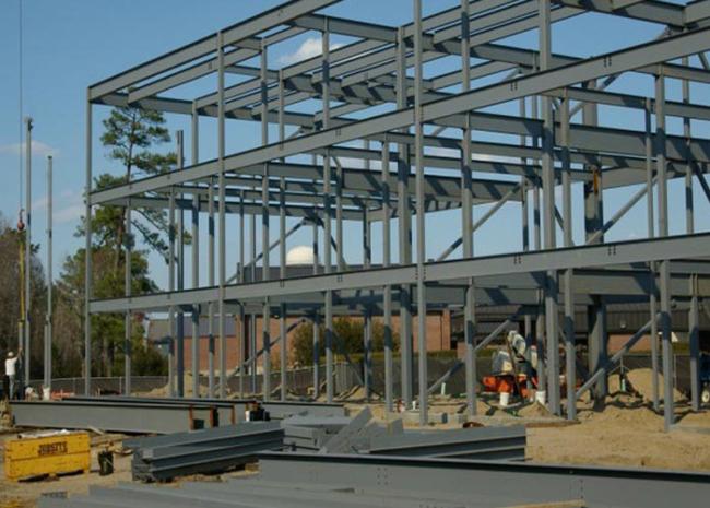 Multi-Storey Metal Sheet Prefabricated Steel Structure Building for Office/Warehouse/Carport