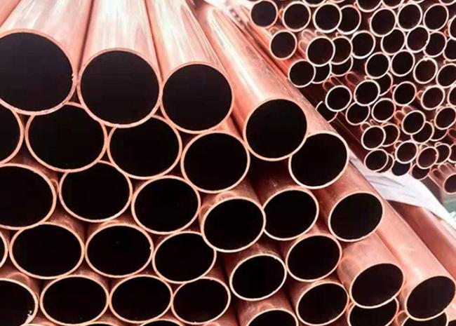Seamless / Welded Copper Tube T2 Copper Pipe Air Conditioning And Condenser Copper Pipe Tube