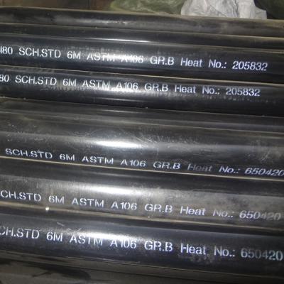Cina Tubo d'acciaio senza cuciture galvanizzato 4mm del carbonio di Astm A106 in vendita