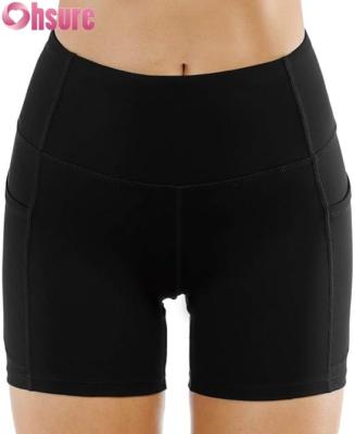 China High Waist Yoga Shorts for Women Tummy Control Scrunch Butt Workout Biker Shorts  Custom Activewear for sale