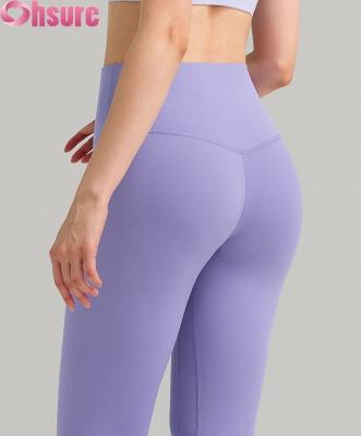 China 2025 Women's High-Waisted Gym Yoga Leggings Tummy Control 4-Way Stretch Breathable Fitness Clothing Comfortable Elastic Waist for sale